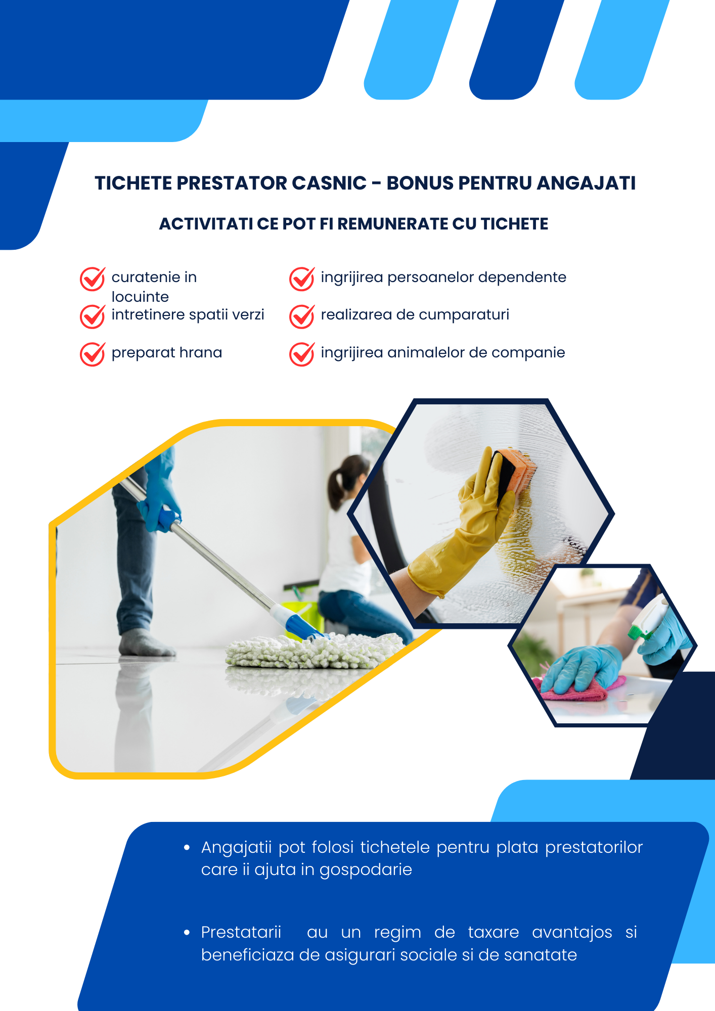 Tichete de activitati casnice – noutati pentru angajatori si angajati ...