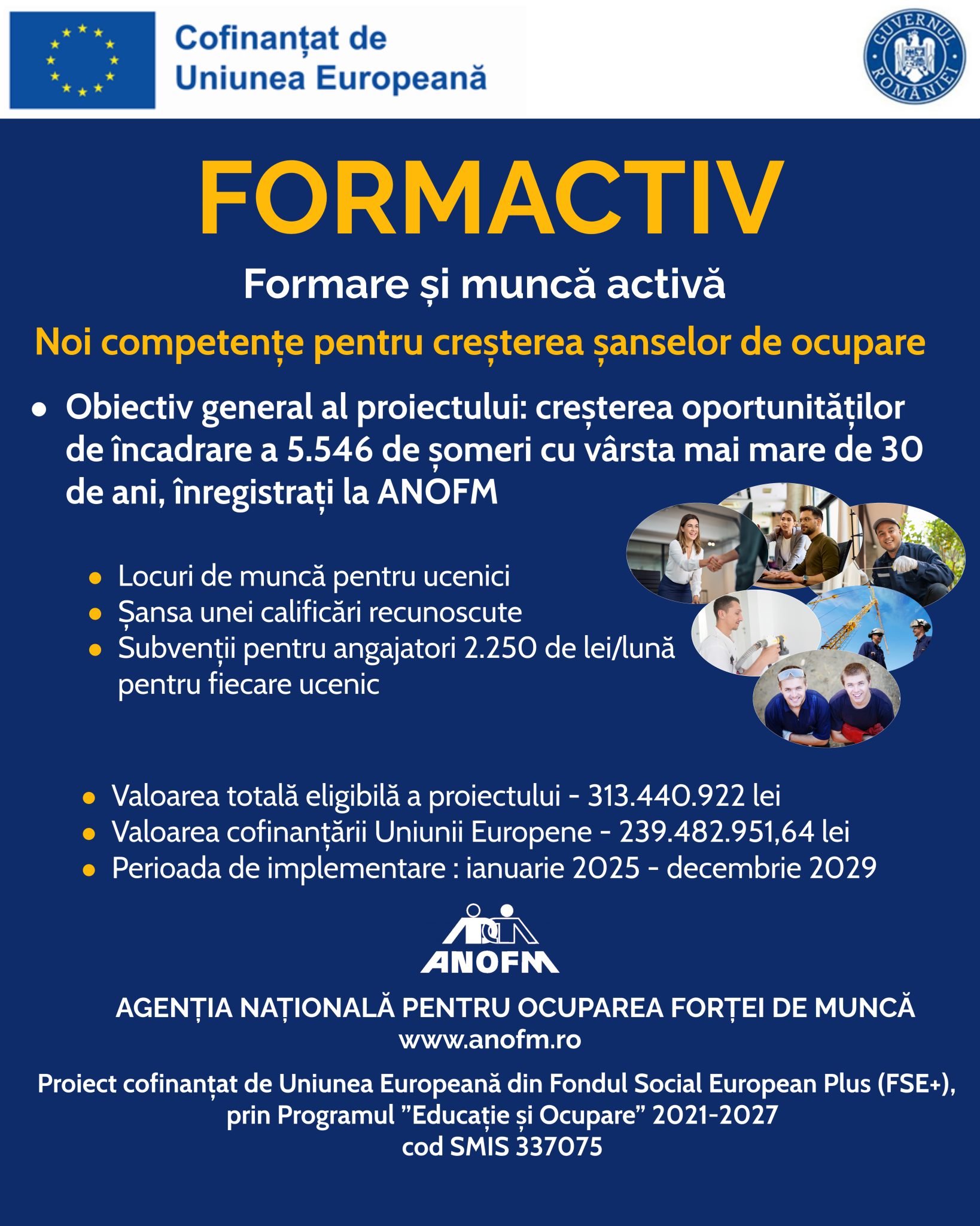 FORMACTIV – Formare și muncă activă – ANOFM